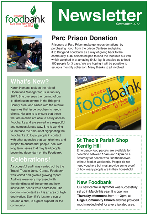 Autumn Newsletter | Bridgend Foodbank
